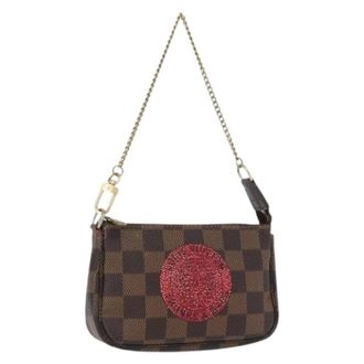 Louis Vuitton Mini pochette Pre-owned - Femme - Pre-owned - Brun - Taille: ONE Size