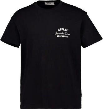 Replay Herren T-Shirts schwarz Baumwolle