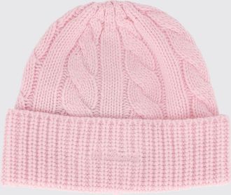 MC2 Saint Barth Gerippte Beanie-M&uuml;tze aus reiner Wolle mit Umschlag und Logo