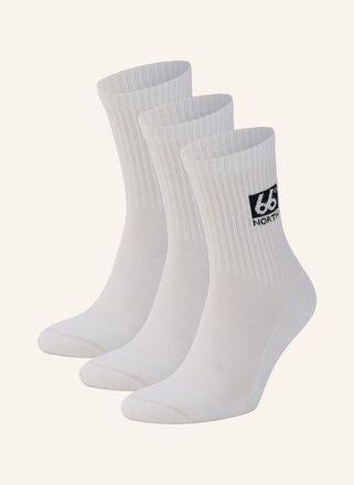 66&ordm;North 66&deg;North 3er-Pack Socken weiss