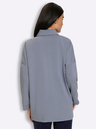 Heine Shirtjacke Sweatshirtjacke Langarm