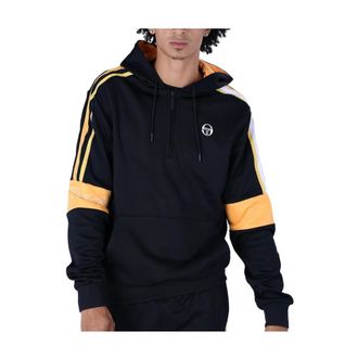 Sergio Tacchini Logo Cross Hoodie - Schwarz - - Sweatshirts & Hoodies - Herren - Schwarzk - M