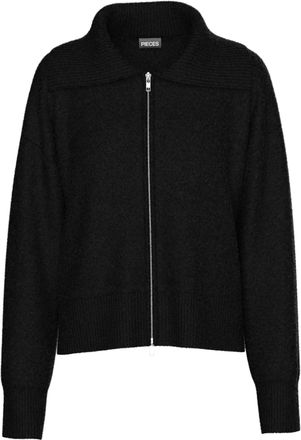 Pieces Pcmalou Ls Zip Knit Cardigan Noos Bc