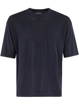 Roberto Collina t-shirt en coton - Bleu