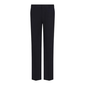 A|X Armani Exchange Baumwoll Twill Straight Hose Seitentaschen & Ges&auml;&szlig;taschen - - Trousers - Herren - Blau - W34