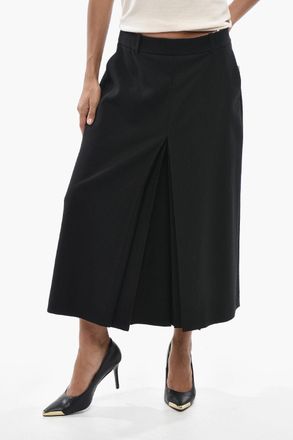Saint Laurent Weite Shorts aus Wolltwill Saint Laurent