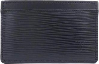 Louis Vuitton unisex, Pre-owned, Noir, Taille: ONE Size Porte-cartes Pre-owned
