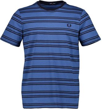 Fred Perry Herren T-Shirt blau gestreift