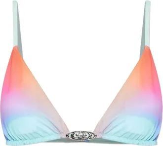 Casablanca Femme, Maillots de bain, Multicolore, Taille: 40 FR Triangle Bikini Top