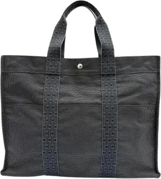 Herm&egrave;s unisex, Pre-owned, Gris, Taille: ONE Size Sac cabas vintage Pre-owned