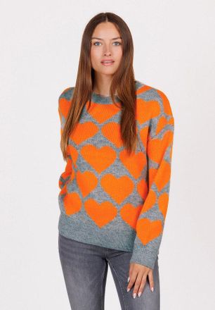 Key Largo Rundhalspullover WKN BEAT round (1-tlg)