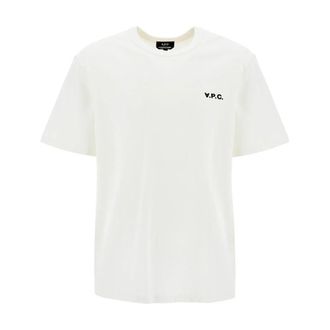 A.P.C. Boxy Petit VPC T-Shirt - - Tops - Herren - Beige - M