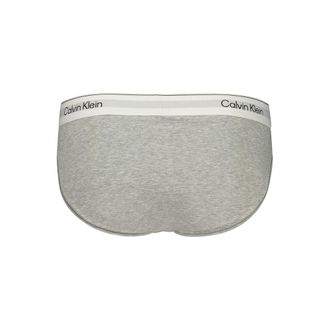 Calvin Klein Logo-Print Cotton Briefs - Gray