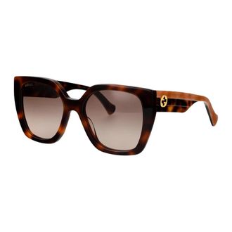 Gucci Gg1300S Sonnenbrille - - Accessories - Damen - Braun - 55 MM
