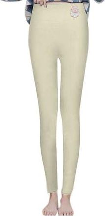 Generic Legging thermique pour femme avec poches - Contrôle du ventre - Noir - Legging de sport taille haute pour la gym, le yoga en hiver - Pantalon de déten