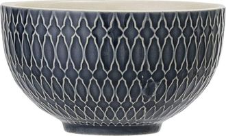 Bloomingville Schale Naomi, blau, Keramik