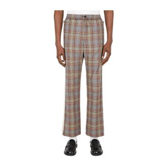 Ahluwalia Studio Karierte Wollhose - - Trousers - Herren - Braun - M
