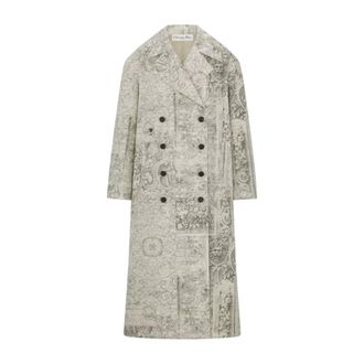 Dior Femme, Manteaux, Beige, Taille: 38 FR Barocco Coat