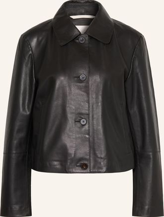Marc O'Polo Marc Opolo Leder-Overjacket schwarz