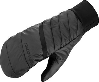 Salomon Mtn Overmitten Fäustlinge Unisex, Angenehm wärmend, Praktisches Design, Schutz bei jedem Winterwetter, Deep Black, Deep Black, XS/S