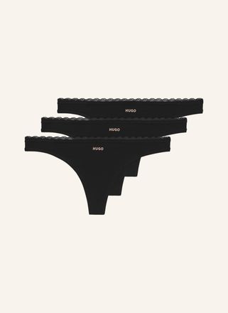 HUGO BOSS Hugo Briefs Triplet Micro Thong schwarz