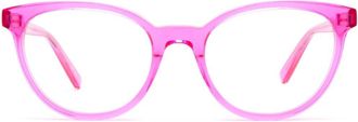 Saint Laurent Eyewear Brille mit rundem Gestell - Rosa