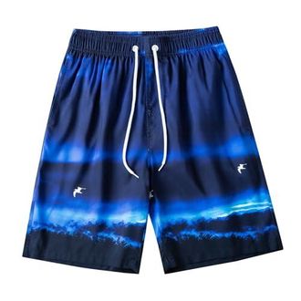 Generic Maillot de bain homme 25 nouveaux hommes &eacute;t&eacute; ample d&eacute;contract&eacute; cinq quarts short sport short de plage, multicolore, 3XL