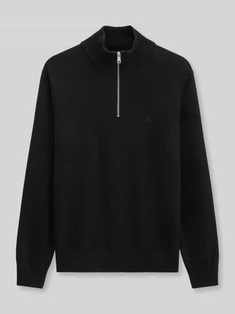 Marc O'Polo Regular Fit Troyer aus Baumwoll-Schurwoll-Mix