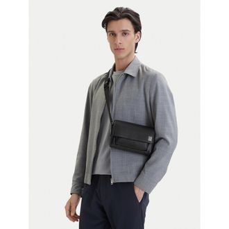 Calvin Klein Handtasche Calvin Klein Emblem Hw Small Slap Messenger LV04D3367G Schwarz