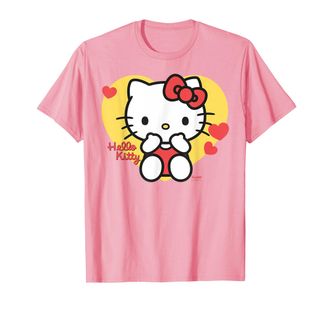 Hello Kitty Cheeky Sweet Cute Love XOXO Classic zum Valentinstag T-Shirt