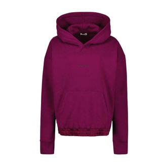 Saint Laurent Logo Hoodie - - Sweatshirts & Hoodies - Herren - Lila - XS