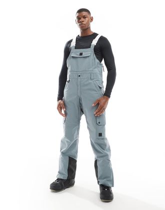 OOSC Yeh Man - Ski- und Snowboard-Latzhose in Grau