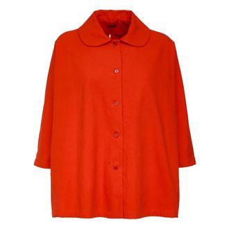 Apuntob Femme, Vestes, Rouge, Taille: 42 FR Chemises