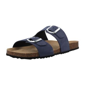 Geox Femme, Chaussures, Bleu, Taille: 40 EU Brionia Slides