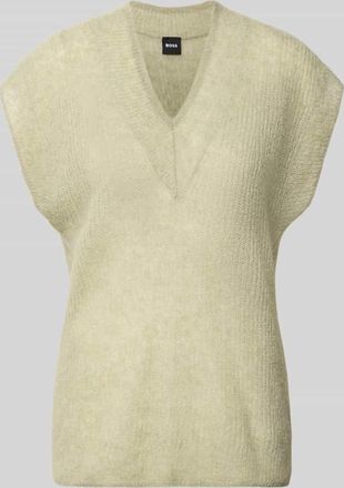 HUGO BOSS Relaxed Fit Pullunder aus Alpaka-Mix