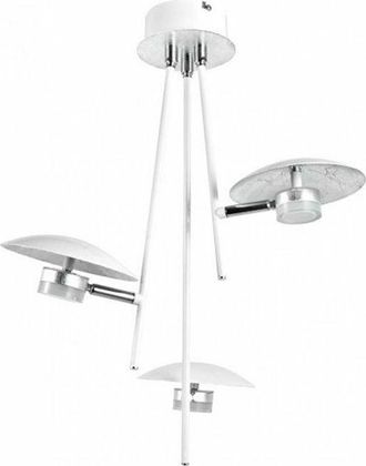 Fabrilamp Fabrilamp - cape town pendelleuchte 3l 18w 4000k wei&szlig;/silber 53x39x39 cm 1440 lm richtungs- und schwenkbar