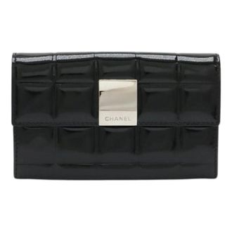 Chanel Pre-owned Patent Leather Coin Case - - Pre-owned - Damen - Schwarzk - ONE SIZE