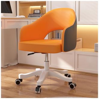 Generic 360&deg; Drehbarer B&uuml;rostuhl Aus PU-Leder Mit Verstellbarer H&ouml;he Und Armlehnen(D)