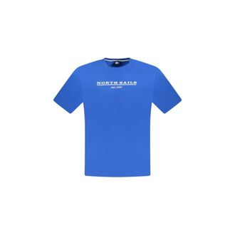 North Sails Kurz&auml;rmeliges T-Shirt mit Logo - - Tops - Herren - Blau - 3XL