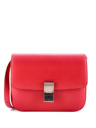 Celine Classic Box Bag Smooth Leather Medium crossbody bag - Rose