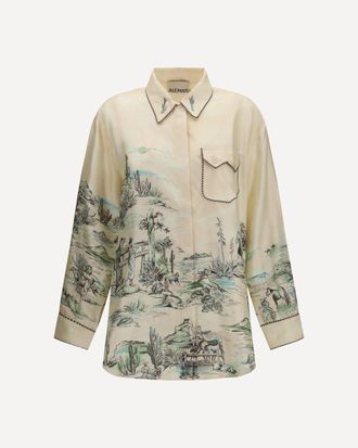Alemais Scout silk twill Shirt Female 10