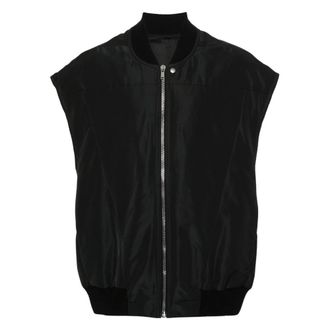 Rick Owens L&auml;ssige schwarze Flight Weste aus Polyester - - Jackets - Herren - Schwarzk - L