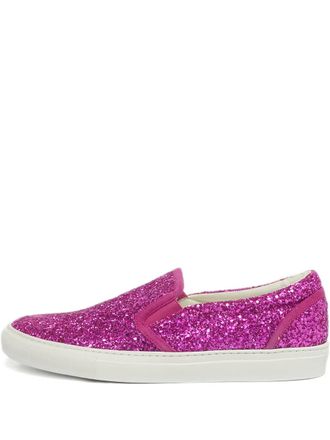 Dsquared2 Slip-On-Sneakers mit Glitter - Rosa