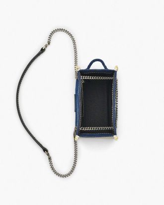 Marc Jacobs Womens Crossbody Bag Blue Cotton Crossbody-bags