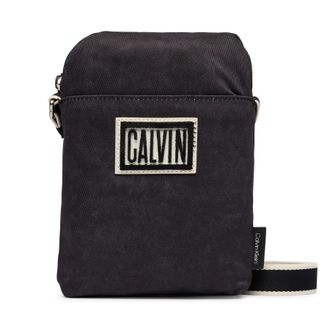 Calvin Klein Umh&auml;ngetasche Calvin Klein Ssnl Graphic Reporter LV04D3627G Schwarz