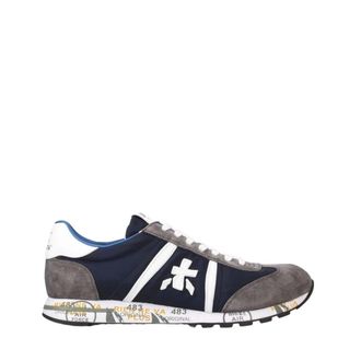 Premiata Homme, Chaussures, Multicolore, Taille: 41 EU Baskets en tissu bleu Lucy en daim