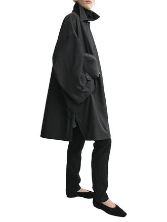 Toteme Car Coat - Black