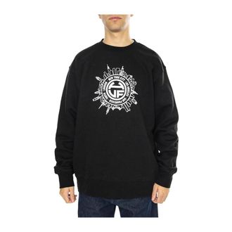 HUF Felpa Girocollo - - Sweatshirts & Hoodies - Herren - Schwarzk - L