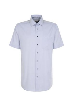 Seidensticker Chemise &agrave; Manches Courtes Coupe Droite, Rouge, 44 cm Homme