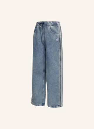 adidas Originals Adidas Originals Firebird Locker Geschnittene Denim Trainingshose blau